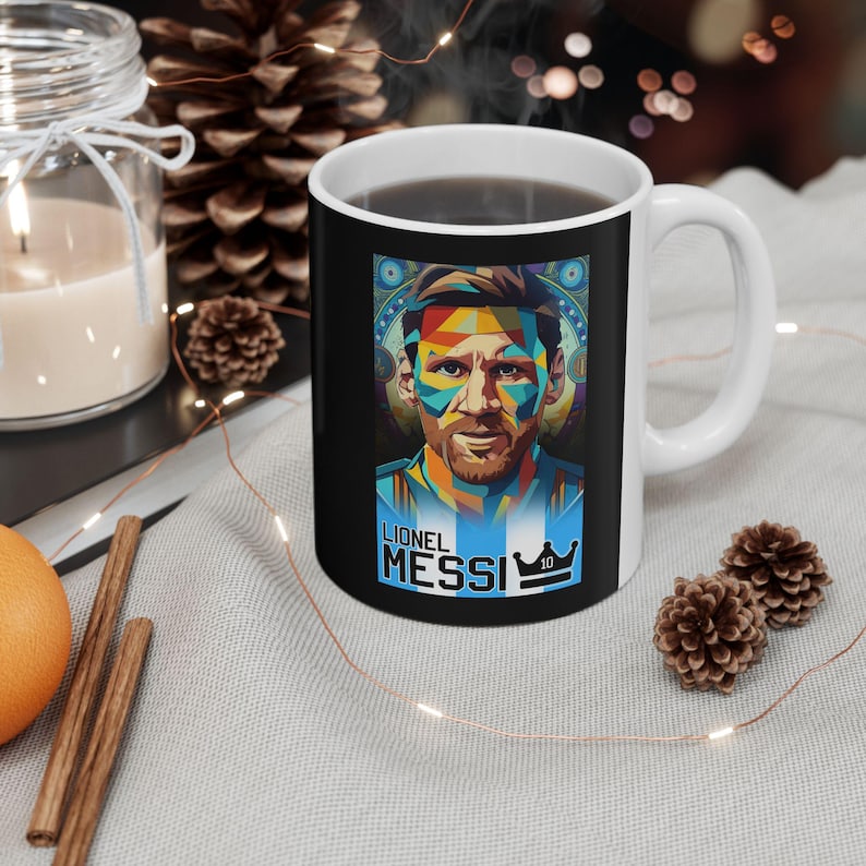 Lionel Messi World Cup Champion Mug, Soccer Fan Gift, Football Lover ...