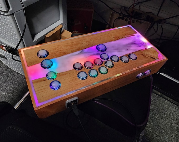 RGB Wood Resin Universal Hitbox - Marble Pattern - Etsy