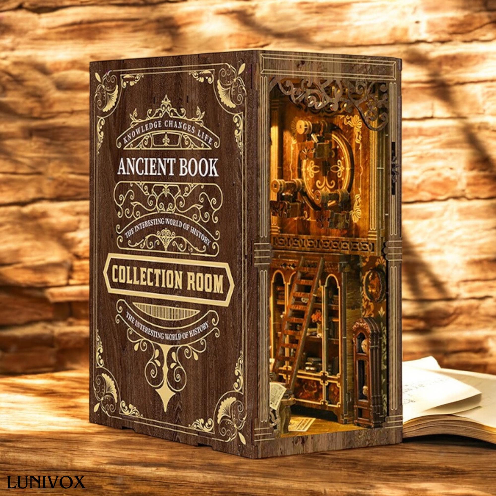 Bookstore Booknook DIY Assembled Book Nook Library Nook DIY Miniature ...