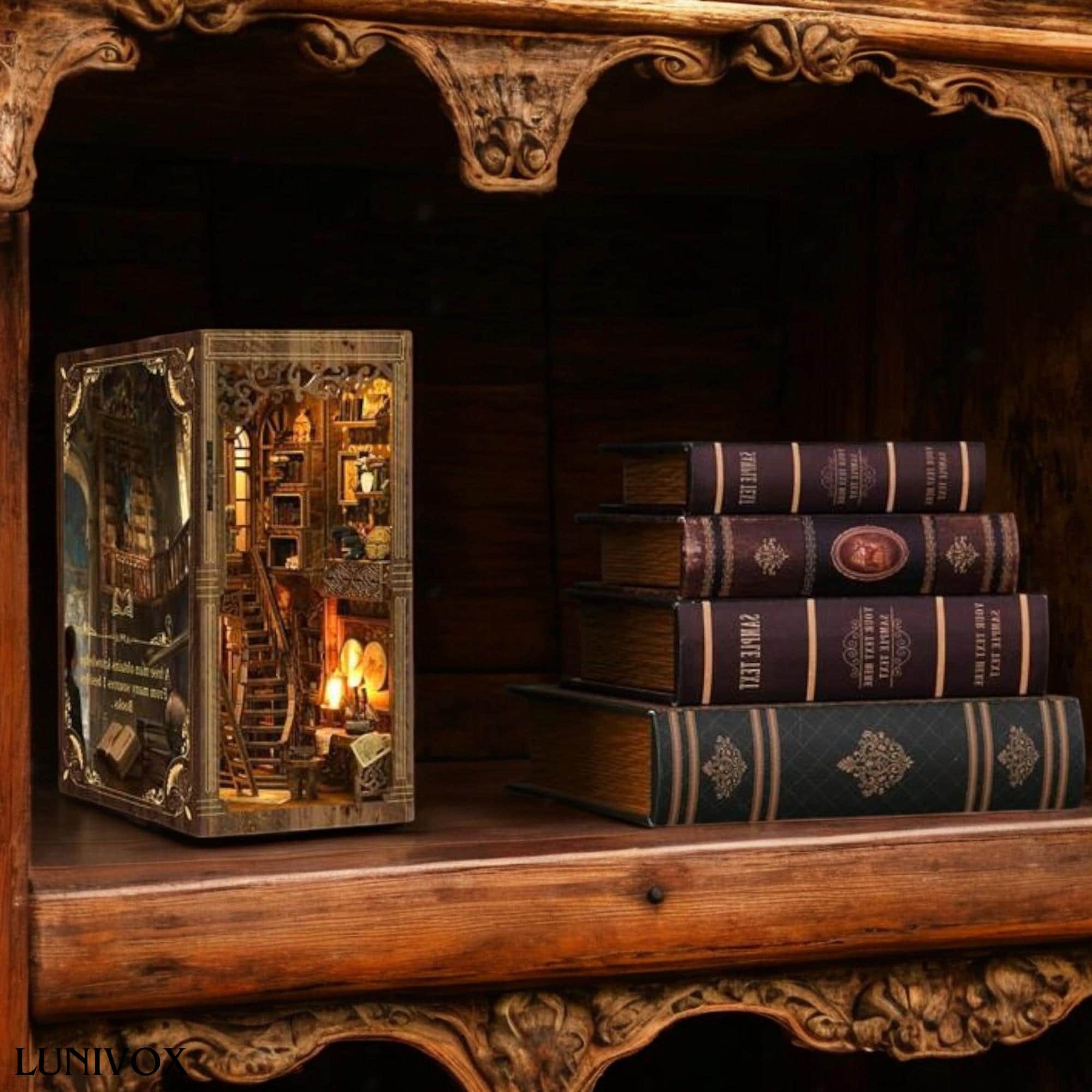 Bookstore Booknook DIY Assembled Book Nook Library Nook DIY Miniature ...