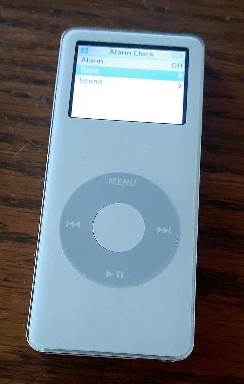 IPOD Nano Apple 1st Generation 2005 Box Software Cord Apple Stickers ...