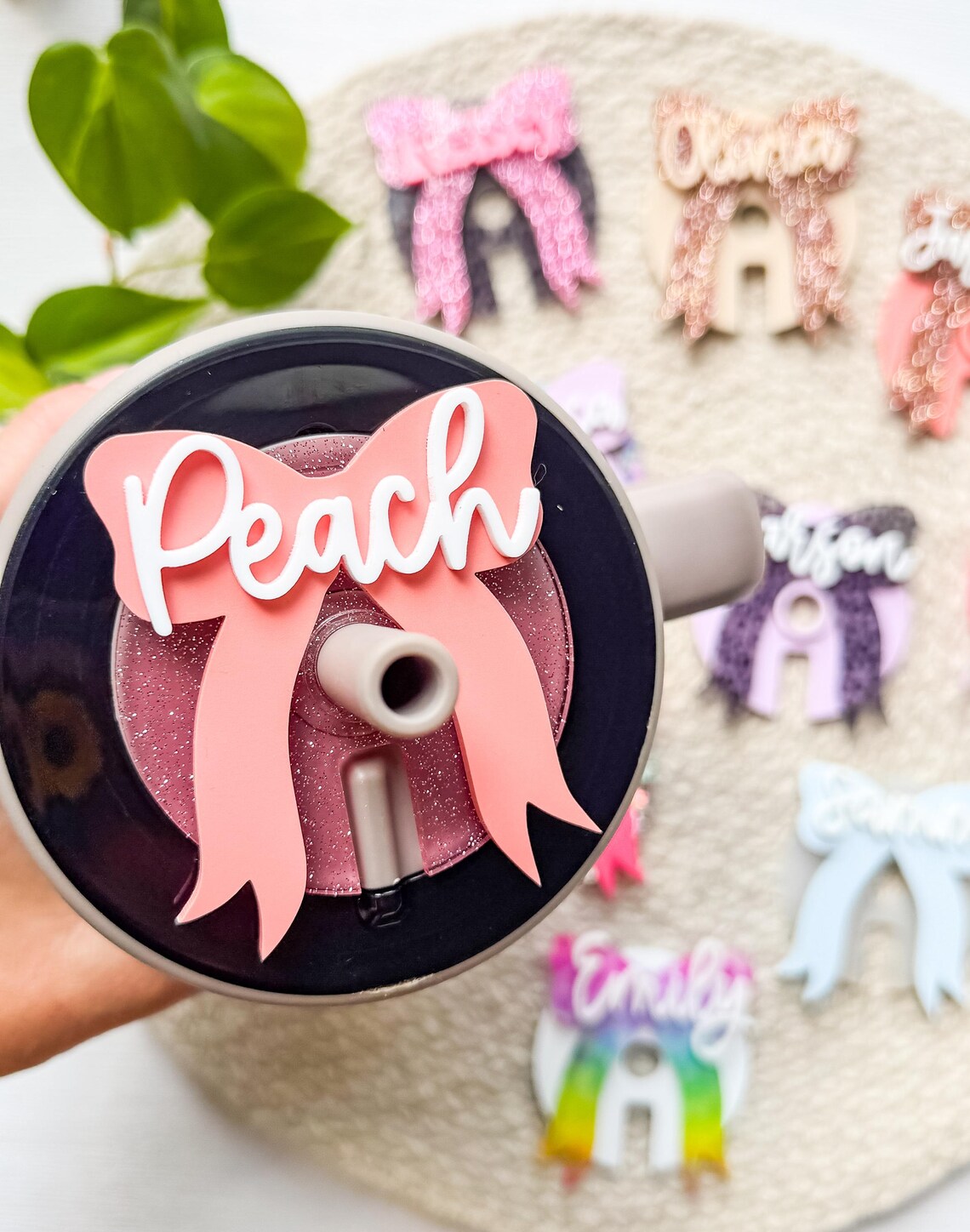 Personalized Brumate Tumbler Topper: Custom Acrylic Name Plate - Etsy