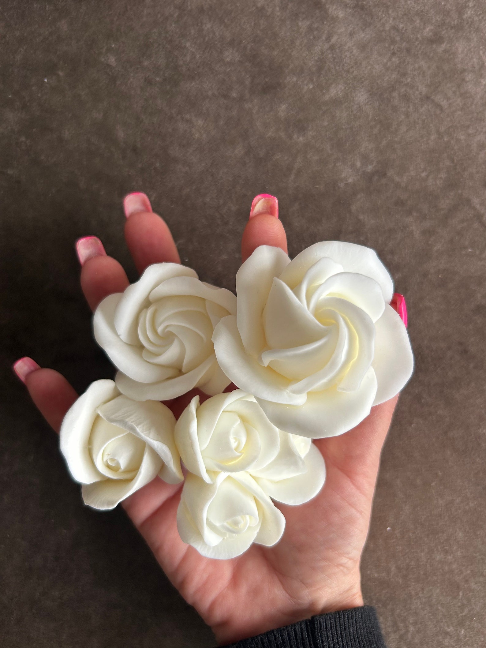 Floral Wall Decor, Wall Hanging Rose Sculptures, Rose Gift, Red Rose ...