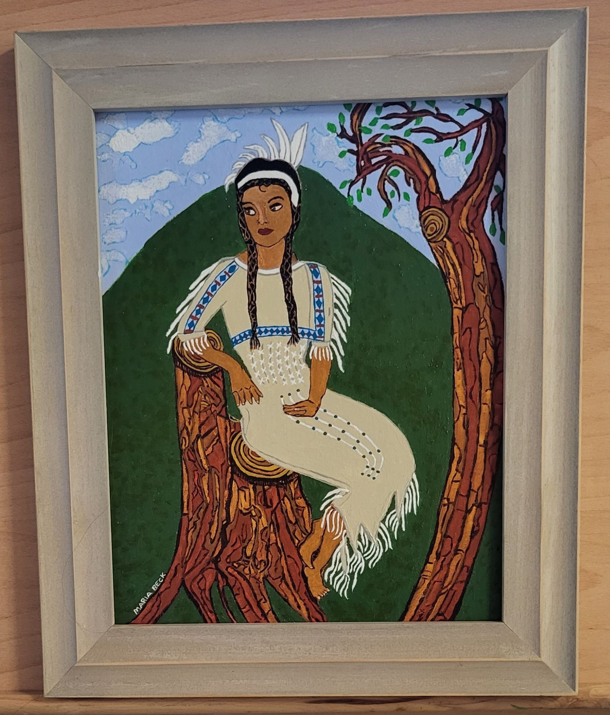 Pocahontas Acrylic Paintings POCAHONTAS, 2024 — MURVELLOUS