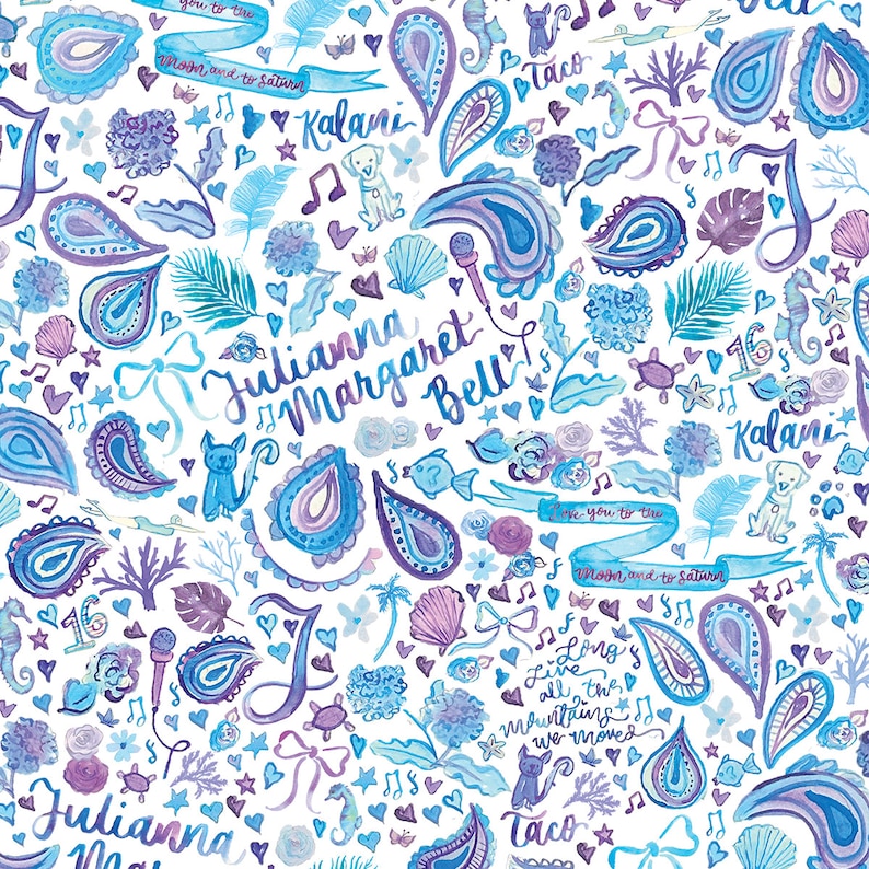 Fully Custom All Over Pattern - Etsy