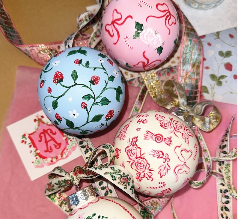 Hand Painted Pattern Ornament Pattern - Etsy