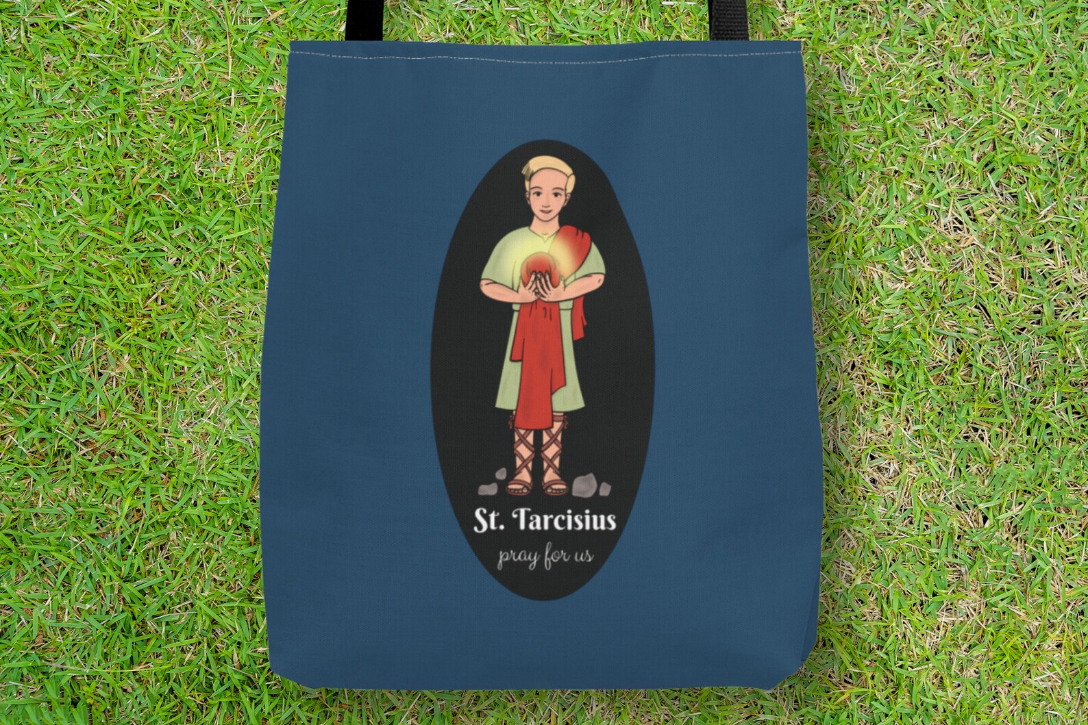 St. Tarcisius Tote Bag, First Communion Gift, Catholic Tote Bag ...