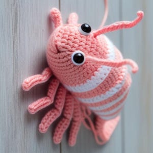 Shrimp Crochet Pattern Amigurumi Crochet Shrimp Pattern Cute Shrimp ...