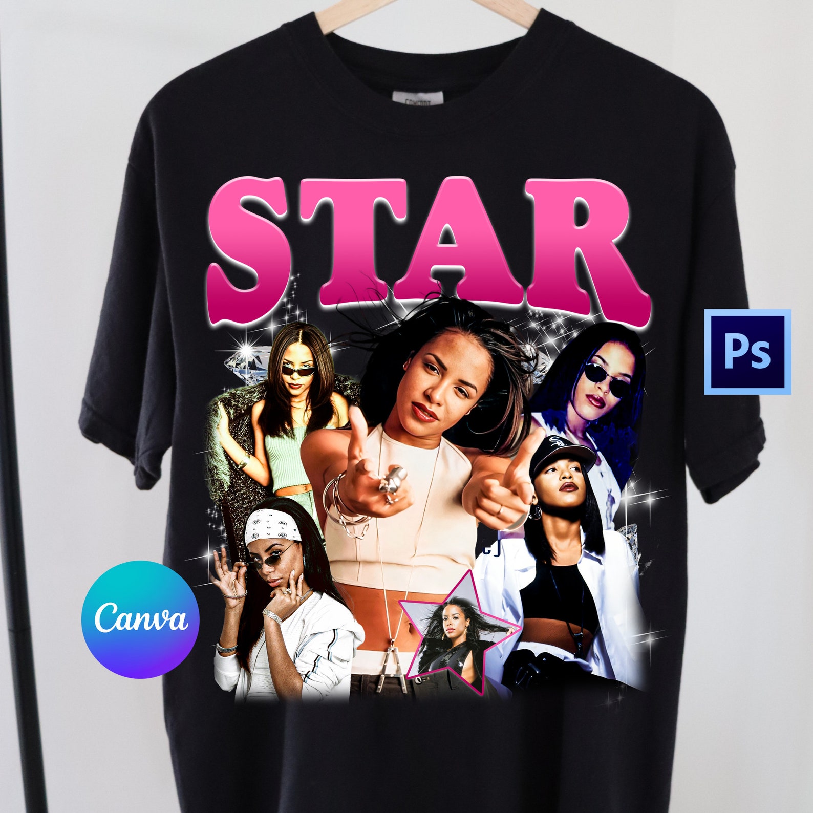 Bootleg Rap Template Canva Editable T Shirt Template Custom Bootleg ...