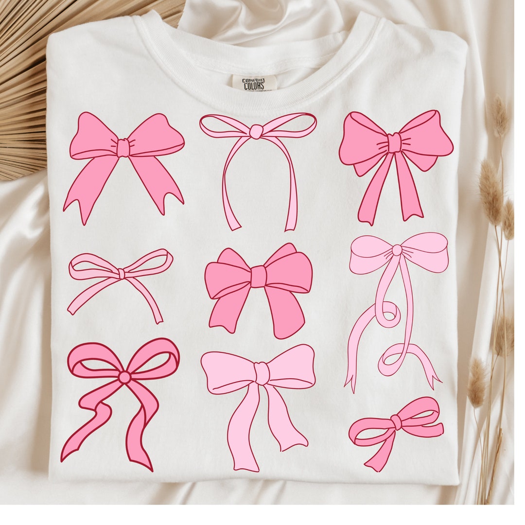 Coquette Ribbon Svg | Pink Bow | Aesthetic Png | Soft Girl Aesthetic ...