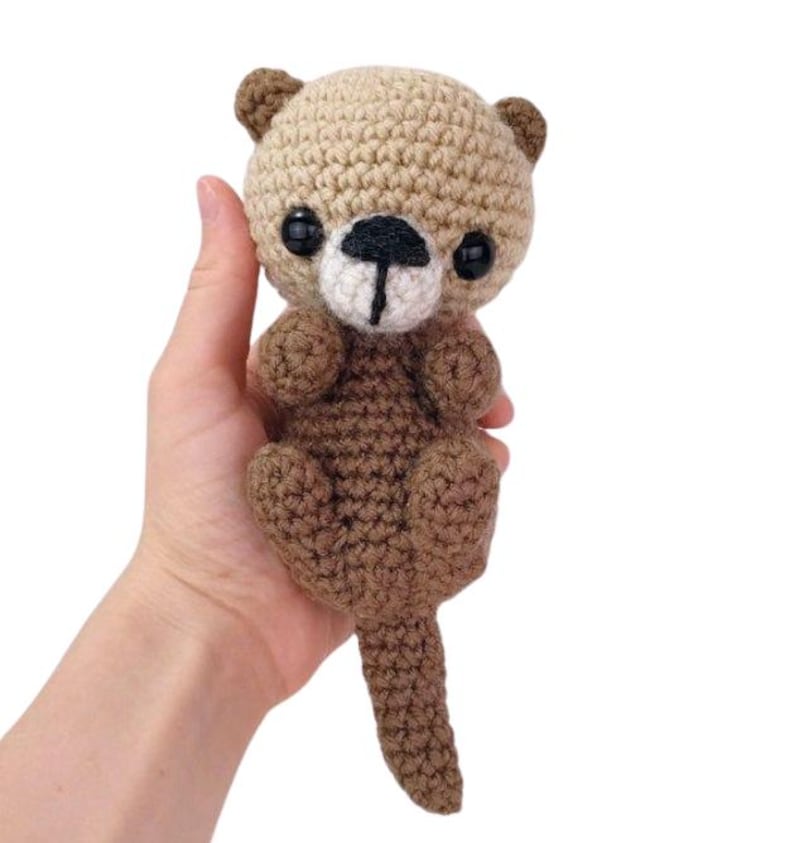 Baby Sea Otter Crochet Pattern | Sea Otter Crochet Pattern | Cute Otter ...
