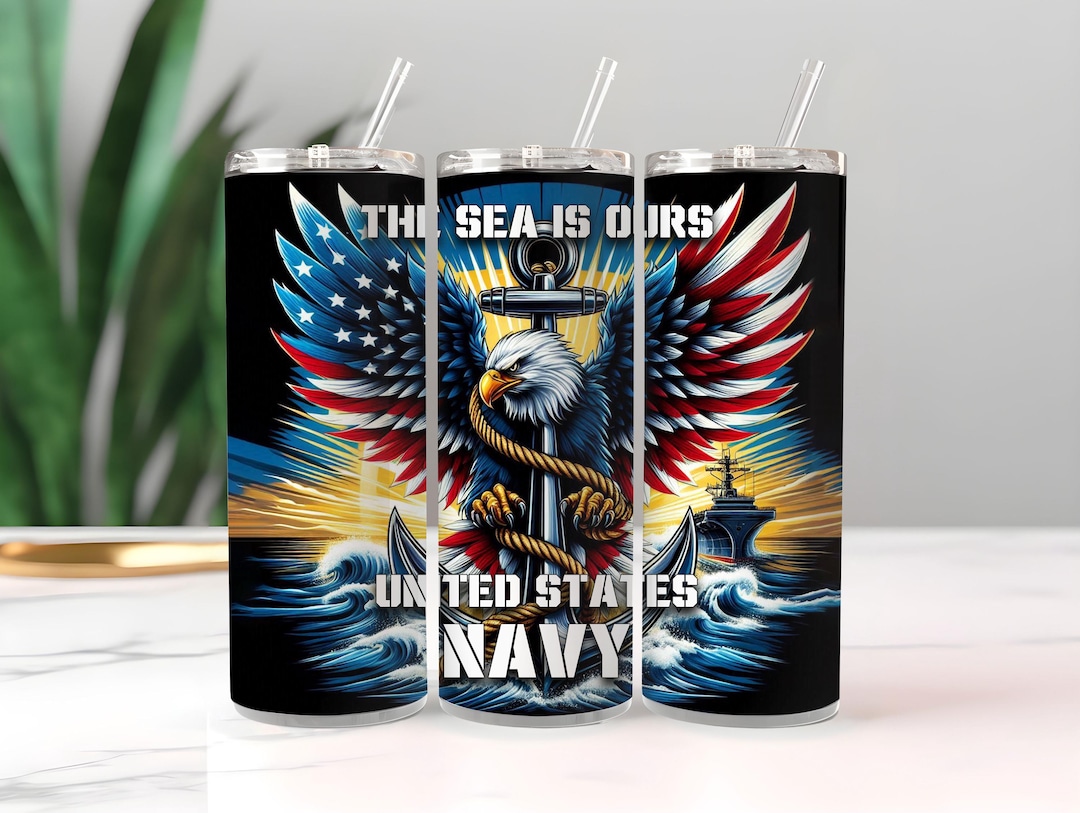 US Navy Veteran Tumbler Wrap | Navy Veteran Tumbler Wrap | US Navy ...