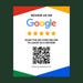 Google Review Card Template Canva | Google Review Business Card ...