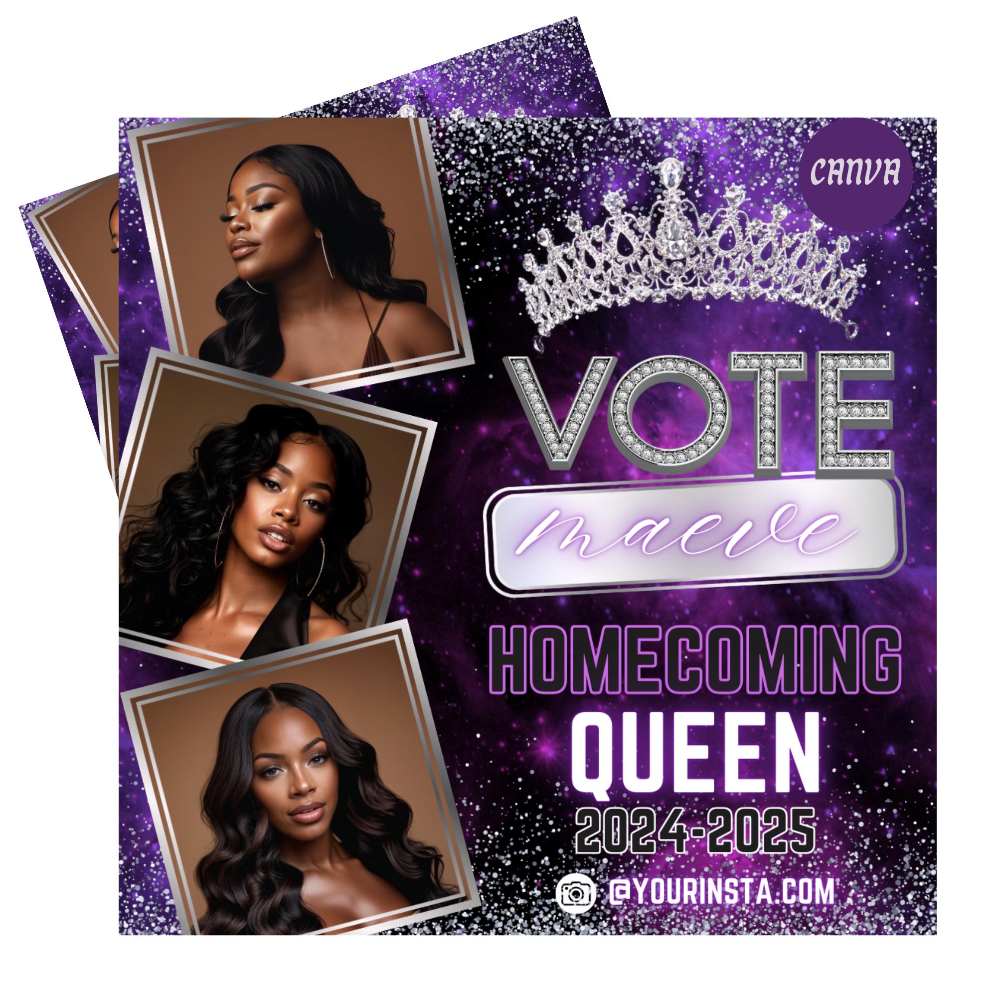 Prom Queen Campaign Flyer Vote for Prom Queen Flyer Prom Queen Flyer ...