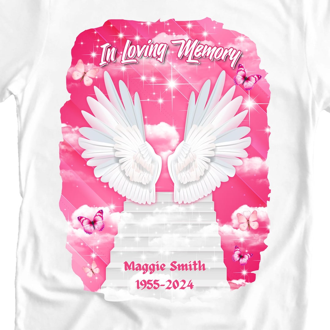 In Loving Memory Background Pink | Editable T- Shirt Template for ...