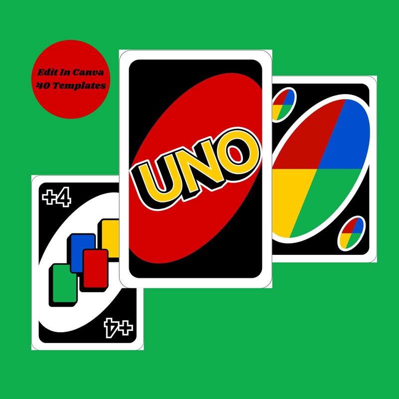 Uno Cards - Etsy