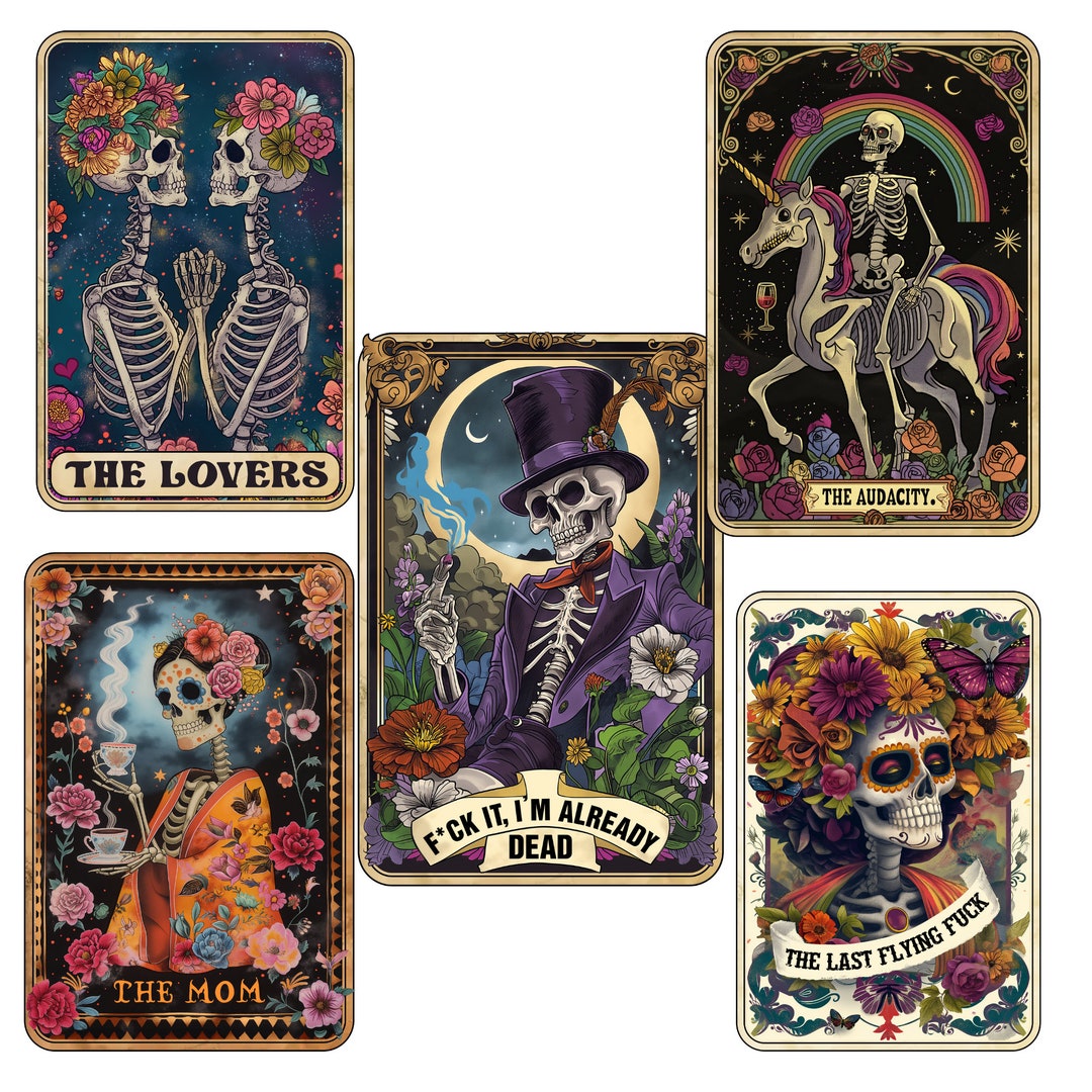 Funny Tarot Cards Bundle Svg Funny Tarot Card Png Mystical Svg Tarot ...