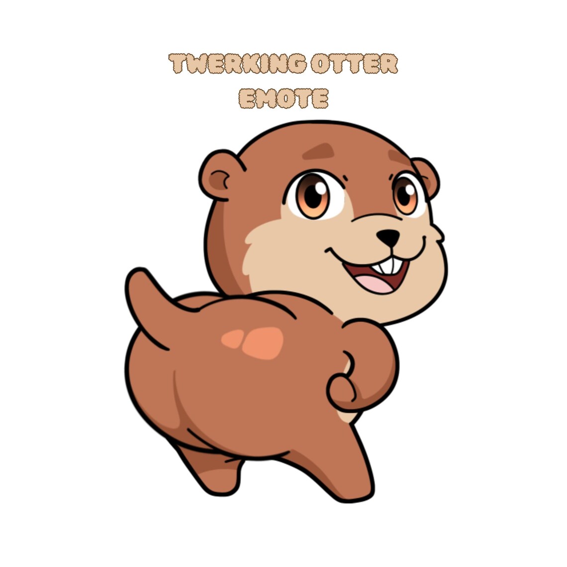 Animated Otter Emote | Animated Twitch Emotes Twerk | Animated Twerk ...