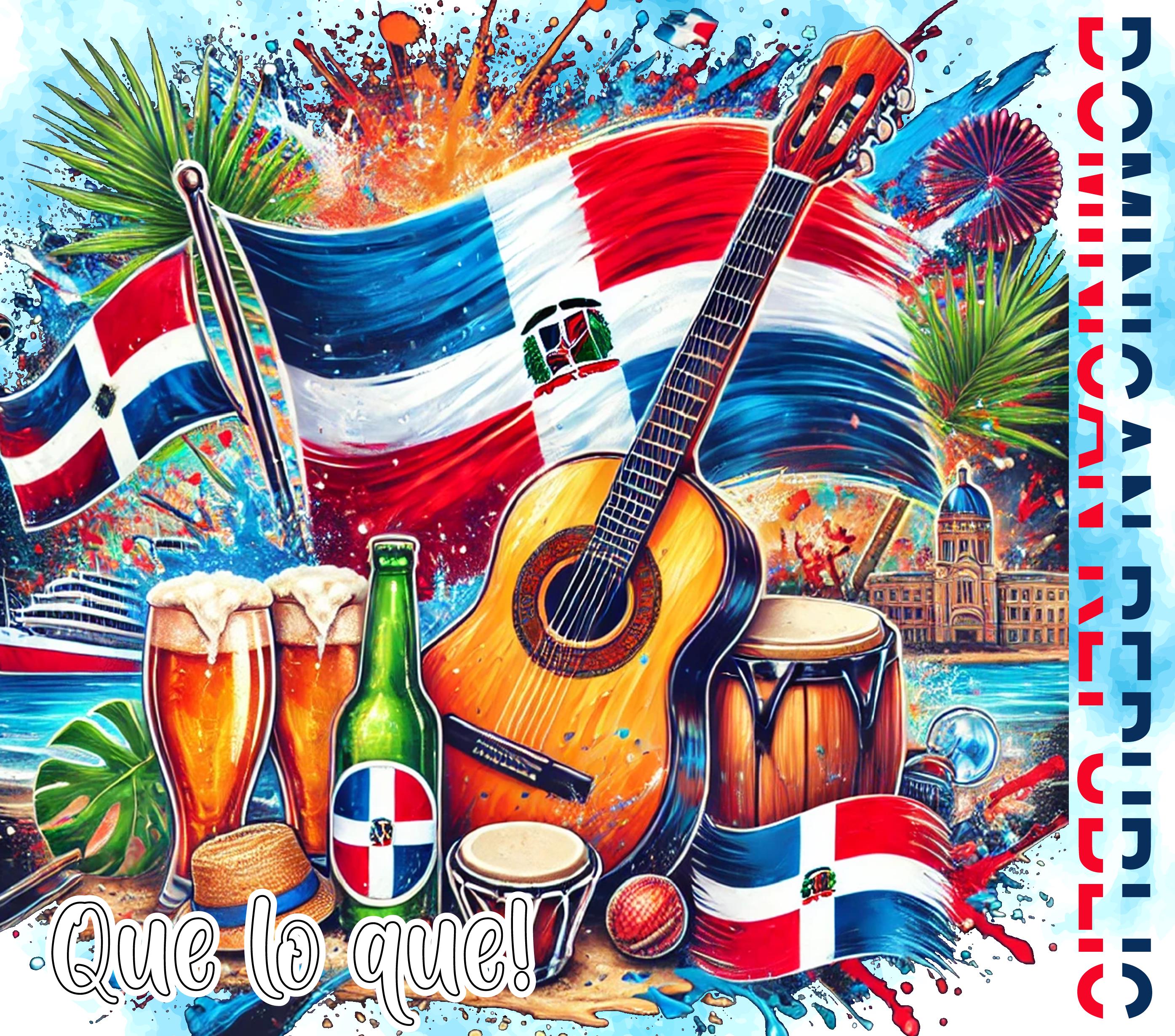 Dominican Republic Sublimation Tumbler Wrap | Dominician Republic ...