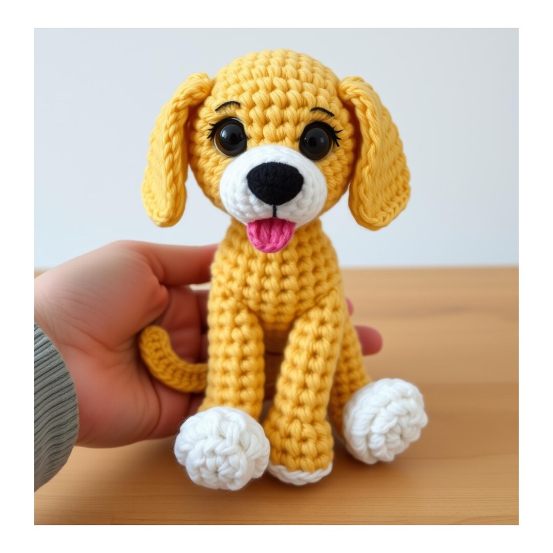 Golden Retriever Crochet Pattern Labrador Retriever Crochet Pattern Dog ...