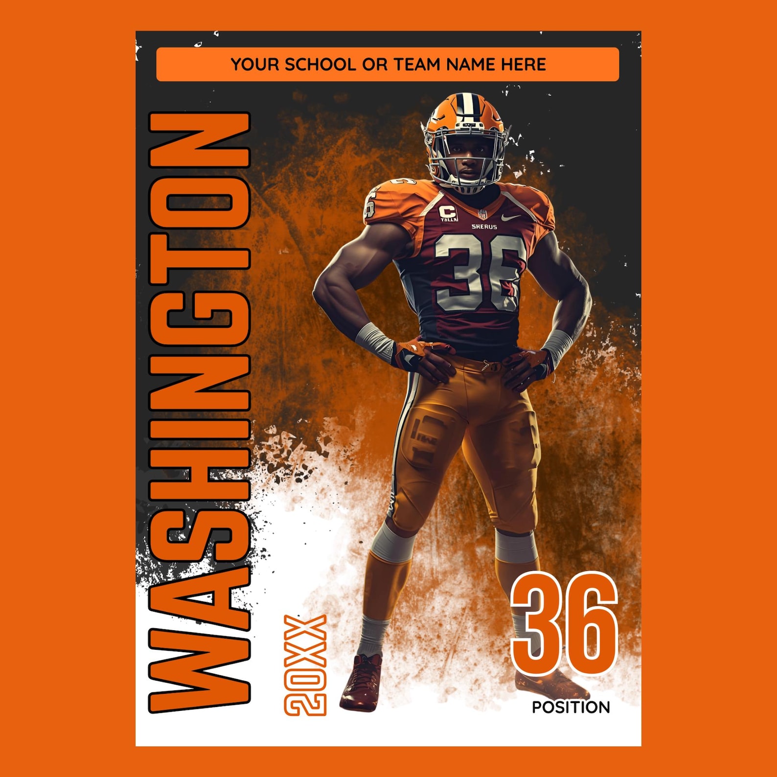 Canva Template Sports Designs Team Poster | Custom Team Posters ...