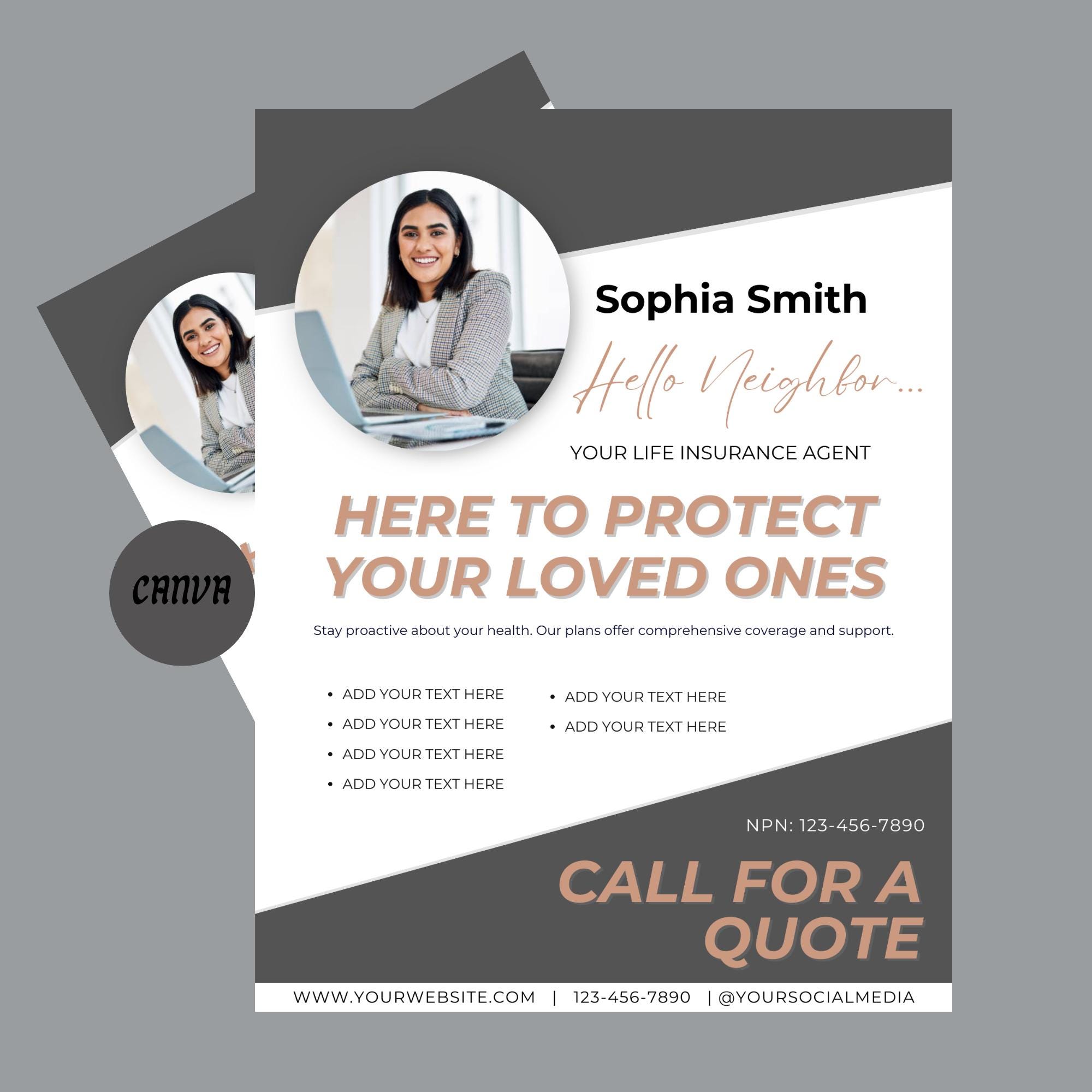 Life Insurance Flyer Template | Insurance Flyer Template | Insurance ...