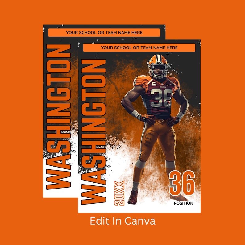 Canva Template Sports Designs Team Poster | Custom Team Posters ...