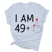I Am 49 Middle Finger Svg | Adult Humor Svg | Instant Download | Rude ...