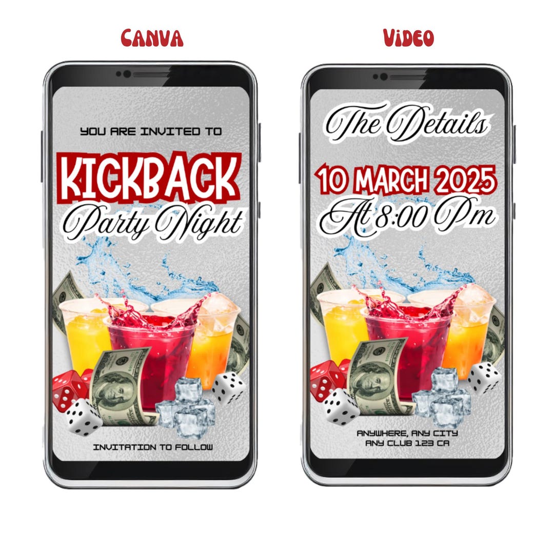 Flyer Template Kickback | Birthday Flyer Kickback | Birthday Party ...