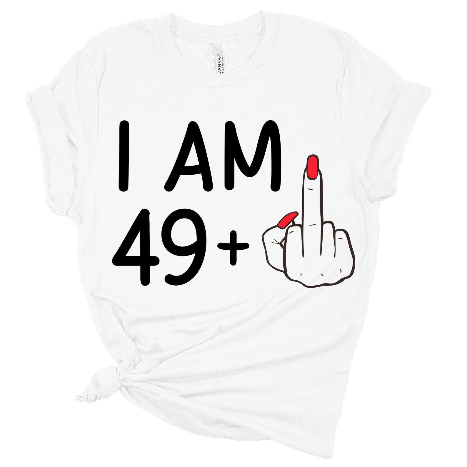 I Am 49 Middle Finger Svg | Adult Humor Svg | Instant Download | Rude ...