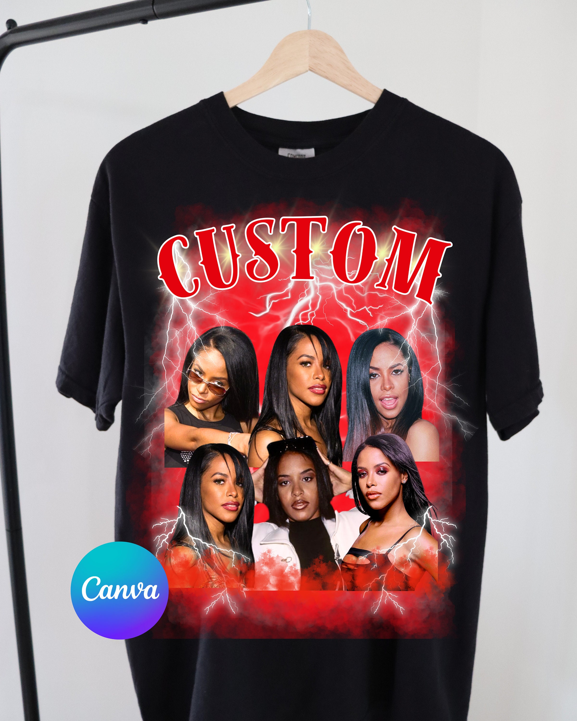Bootleg Rap Template | Rap Shirt Canva Template | Bootleg T Shirt ...