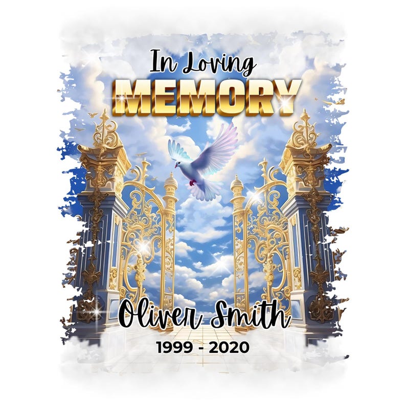 In Loving Memory Shirt Design Template | in Loving Memory of T Shirt ...