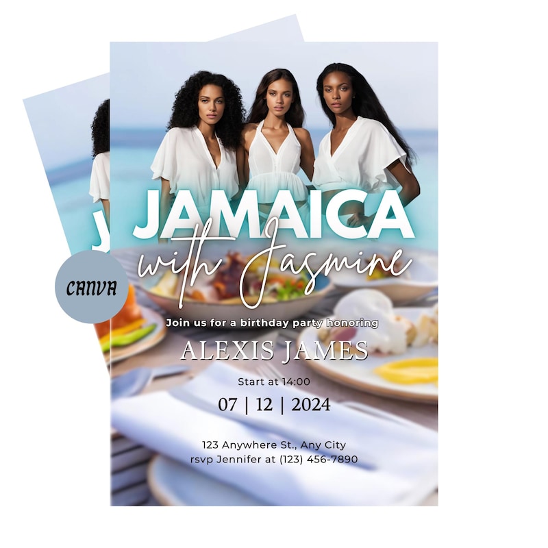 Jamaican Party Flyer - Etsy