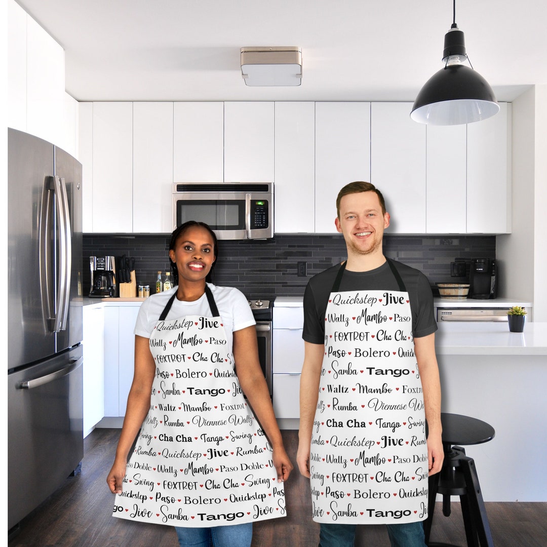 Ballroom Dance Styles Apron With Hearts, Unique Gift for a Ballroom ...