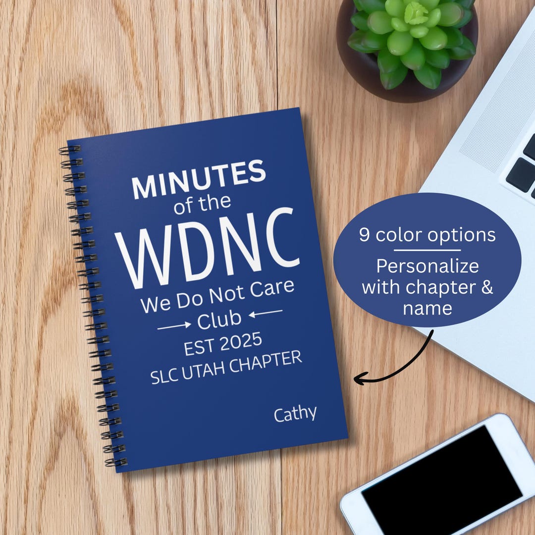 We Do Not Care Club WDNC, Personalized Funny Menopause Perimenopause ...