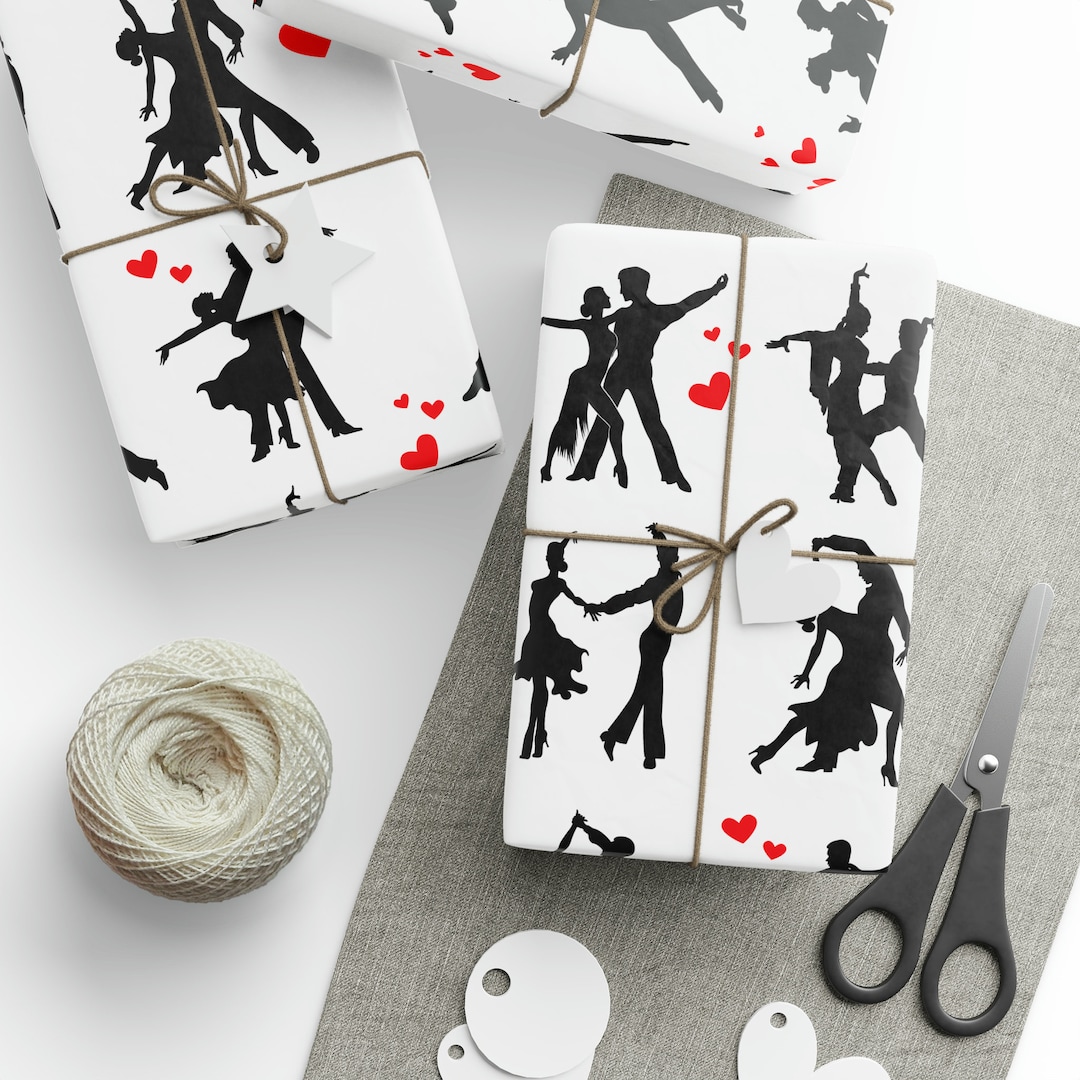 Ballroom Dance Wrapping Paper, Custom Gift Wrapping Paper for a ...
