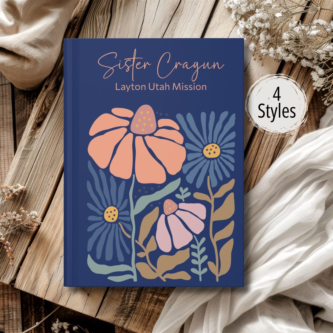 Sister Missionary Journal, Personalized Mission Farewell Gift, Boho ...