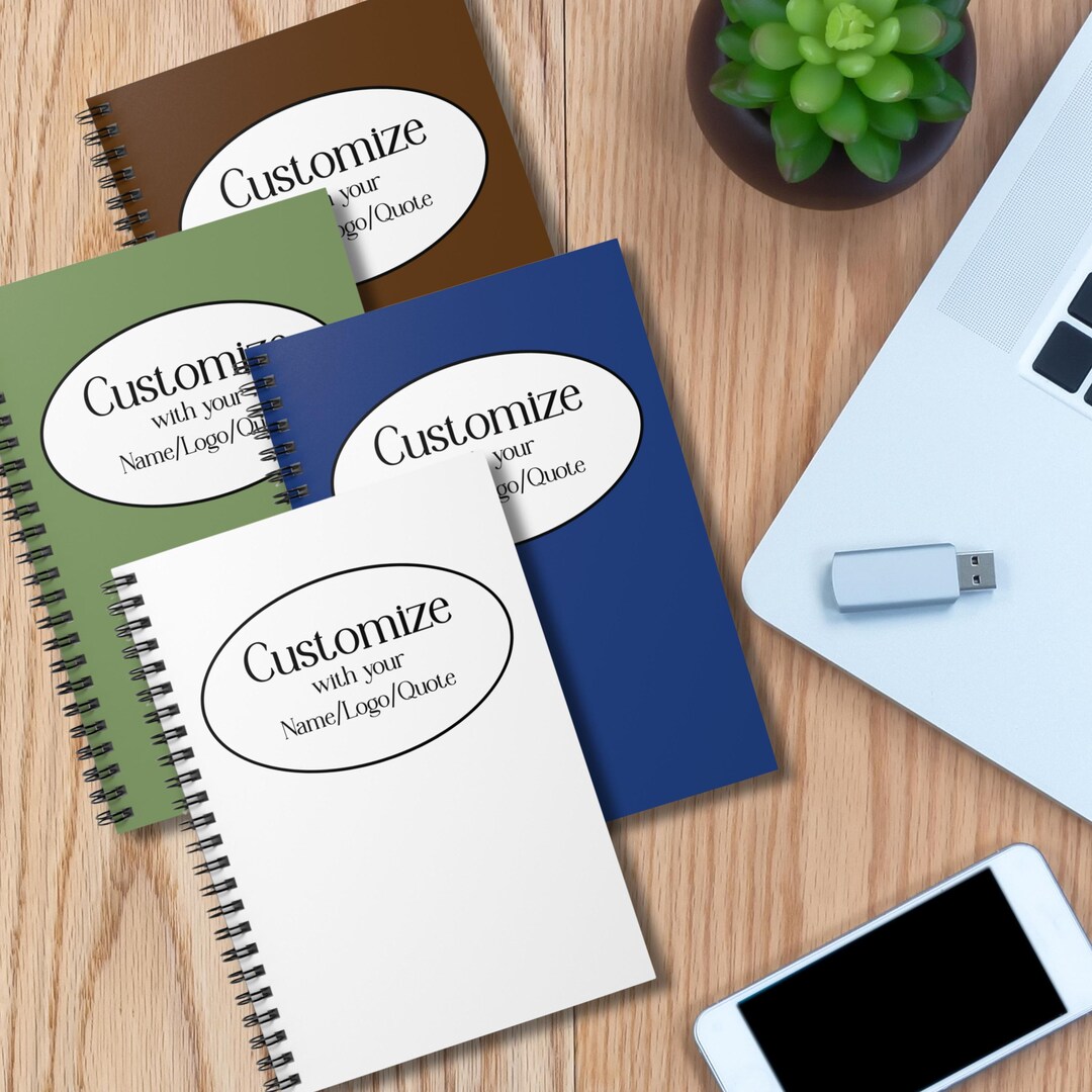 Custom Logo Notebook, Personalized Branded Notebook for Corporate ...