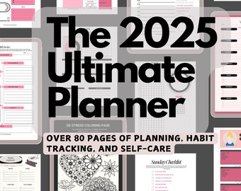 Ultimate Religious 2025 Planner Floral Bundle - Etsy
