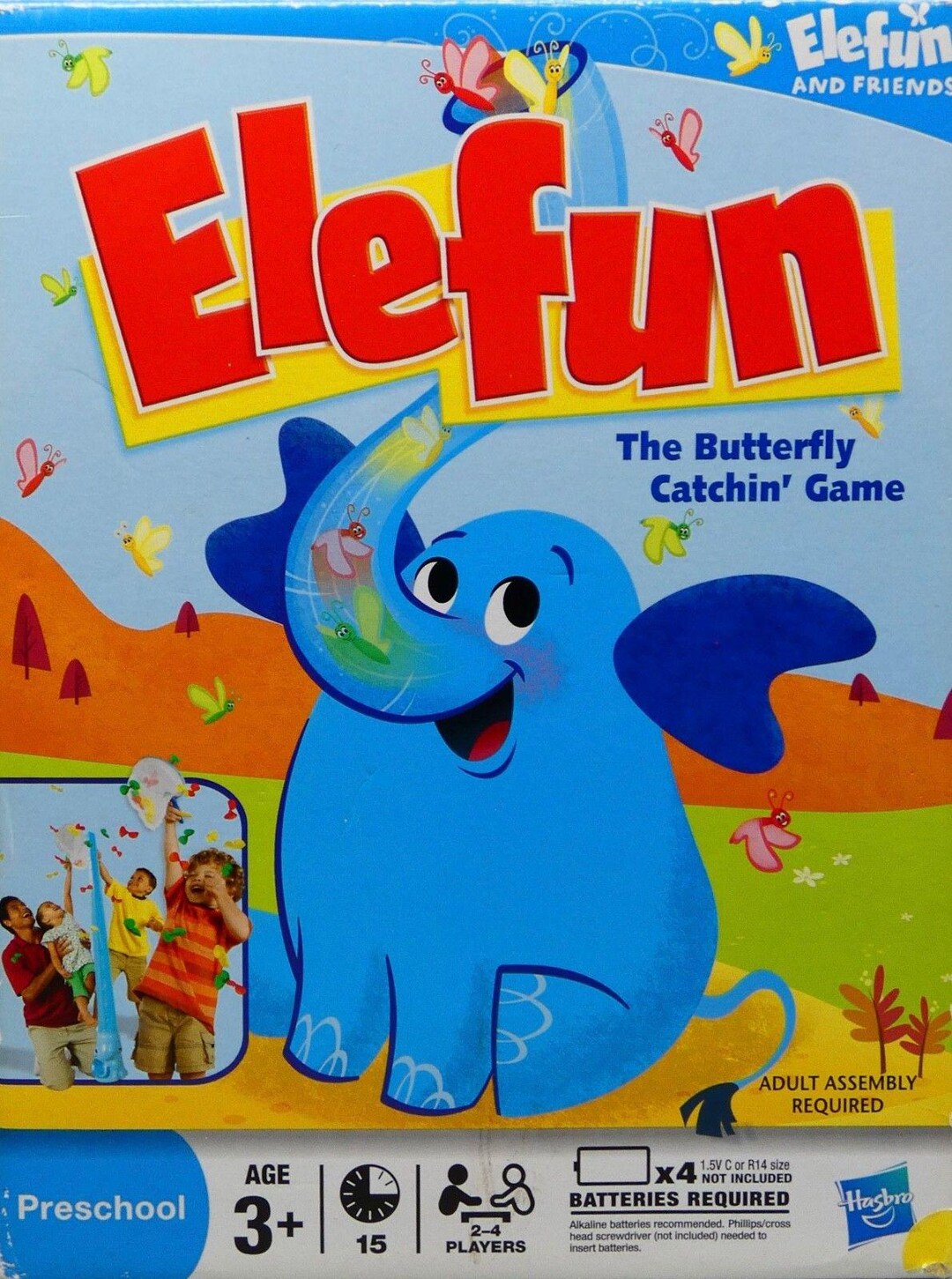 Hasbro Elefun Butterfly Catchin’ Game 2009 - (3+) - Working / Complete ...