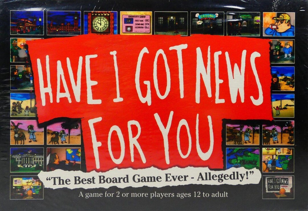 Have I Got News for You Board Game for 2+ Players (12+) - NEW & SEALED ...