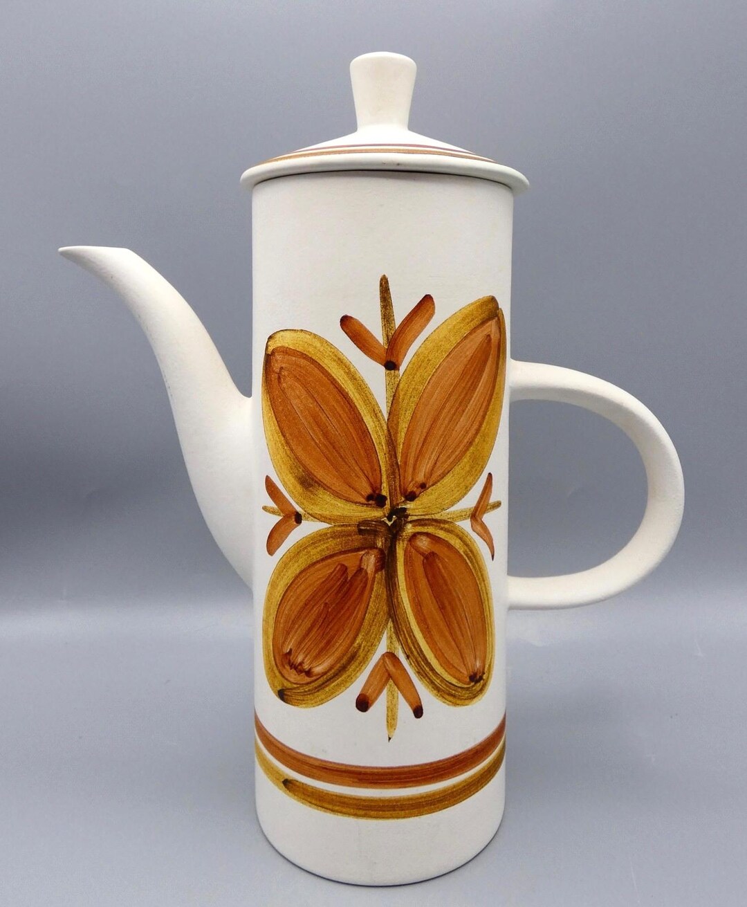 Vintage Cinque Ports Pottery Monastery Rye Coffee Pot - Floral Print - Etsy