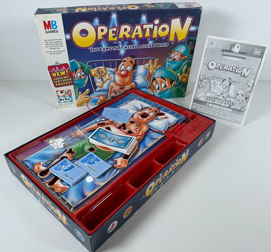 Operation Game by MB Games 2004 the Game That Needs a Steady Hand ...