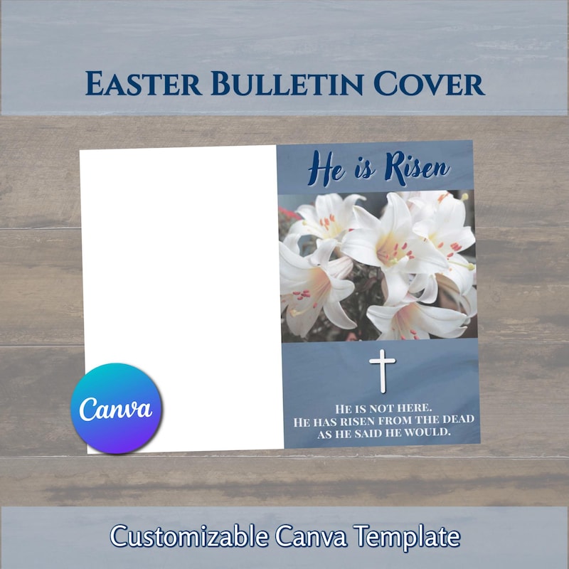 Easter Church Bulletins - Etsy
