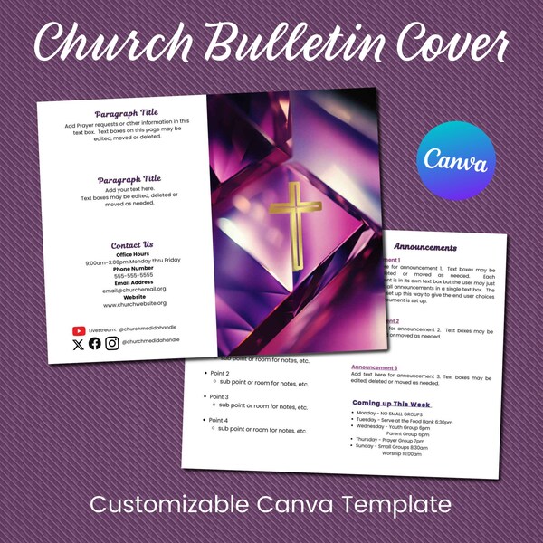 Communion Bulletin Cover - Etsy