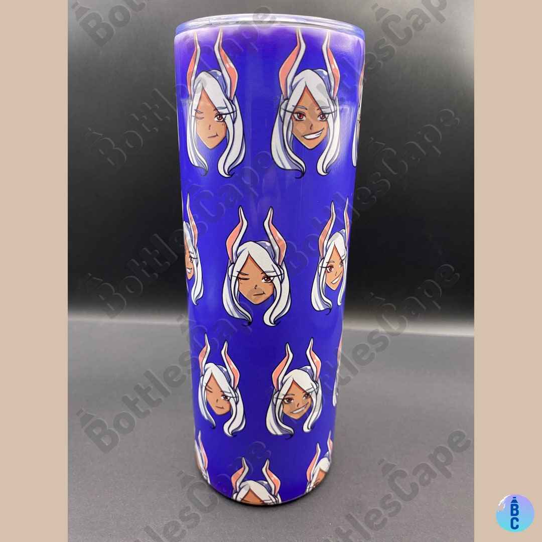 Anime Cup Manga Mirko Chibi Head Pattern Tumbler 20 Oz 4 - Etsy