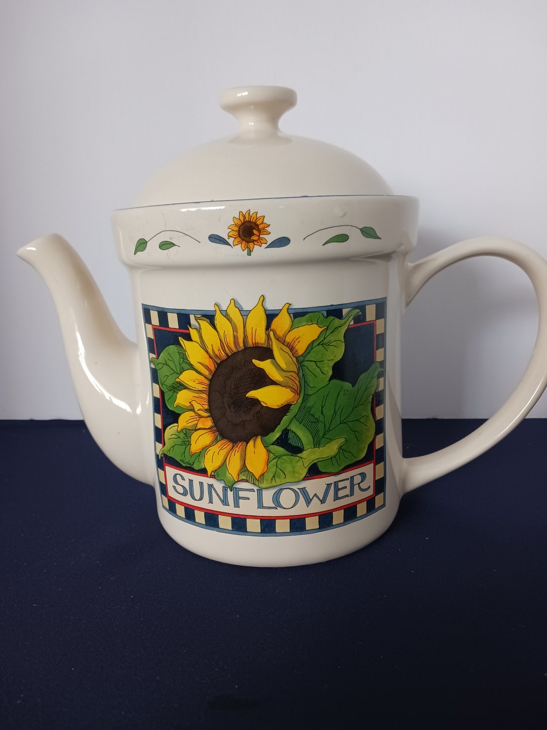 Sunflower Ceramic Pitcher by Susan Winget: Farmhouse Cottage Decor - Etsy