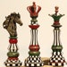 Chess Figurine Set Statue king, Queen and Knight Figurine Unique Chess ...