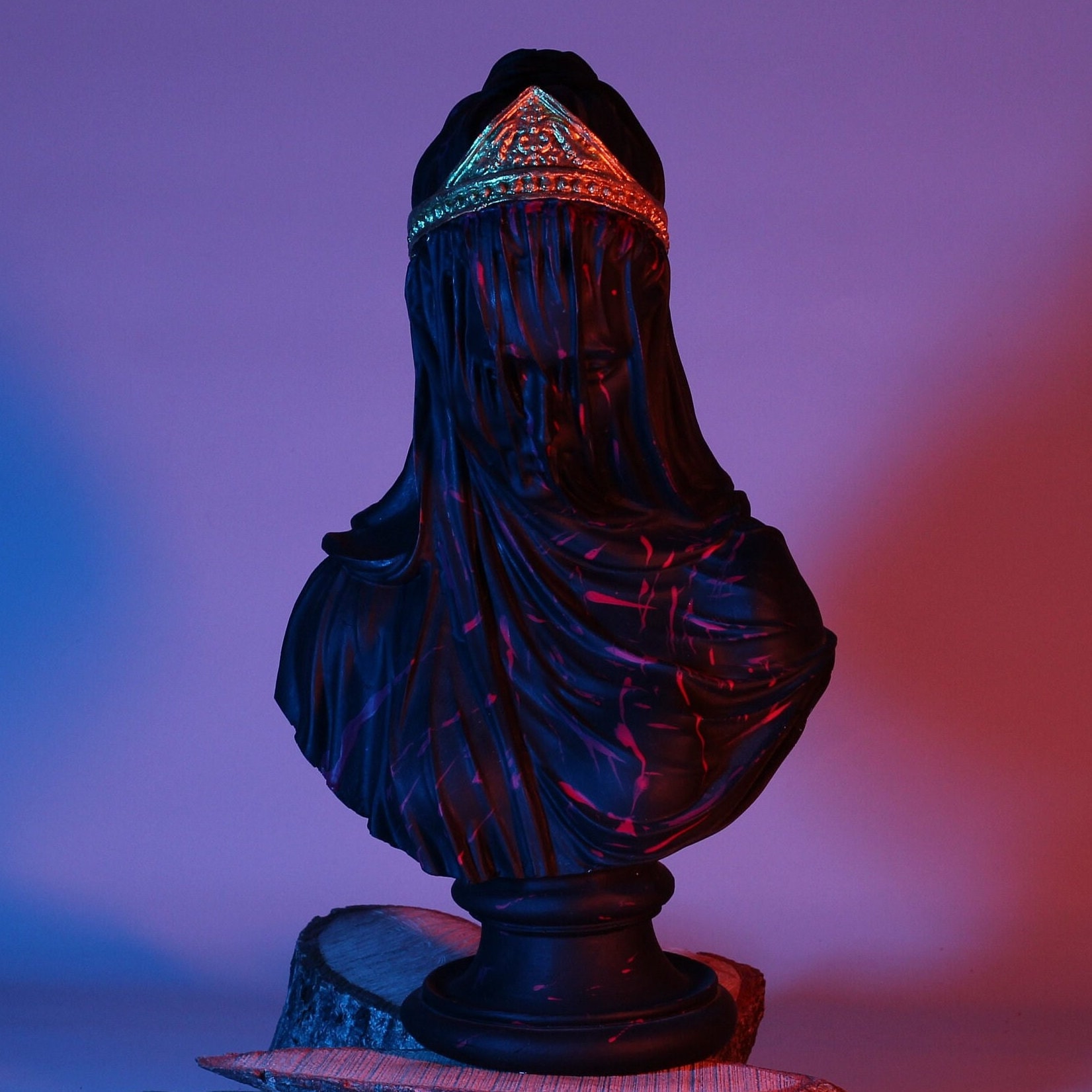 The Veiled Lady Statue - 13.4 Inch Virgin Mary Sculpture - Etsy