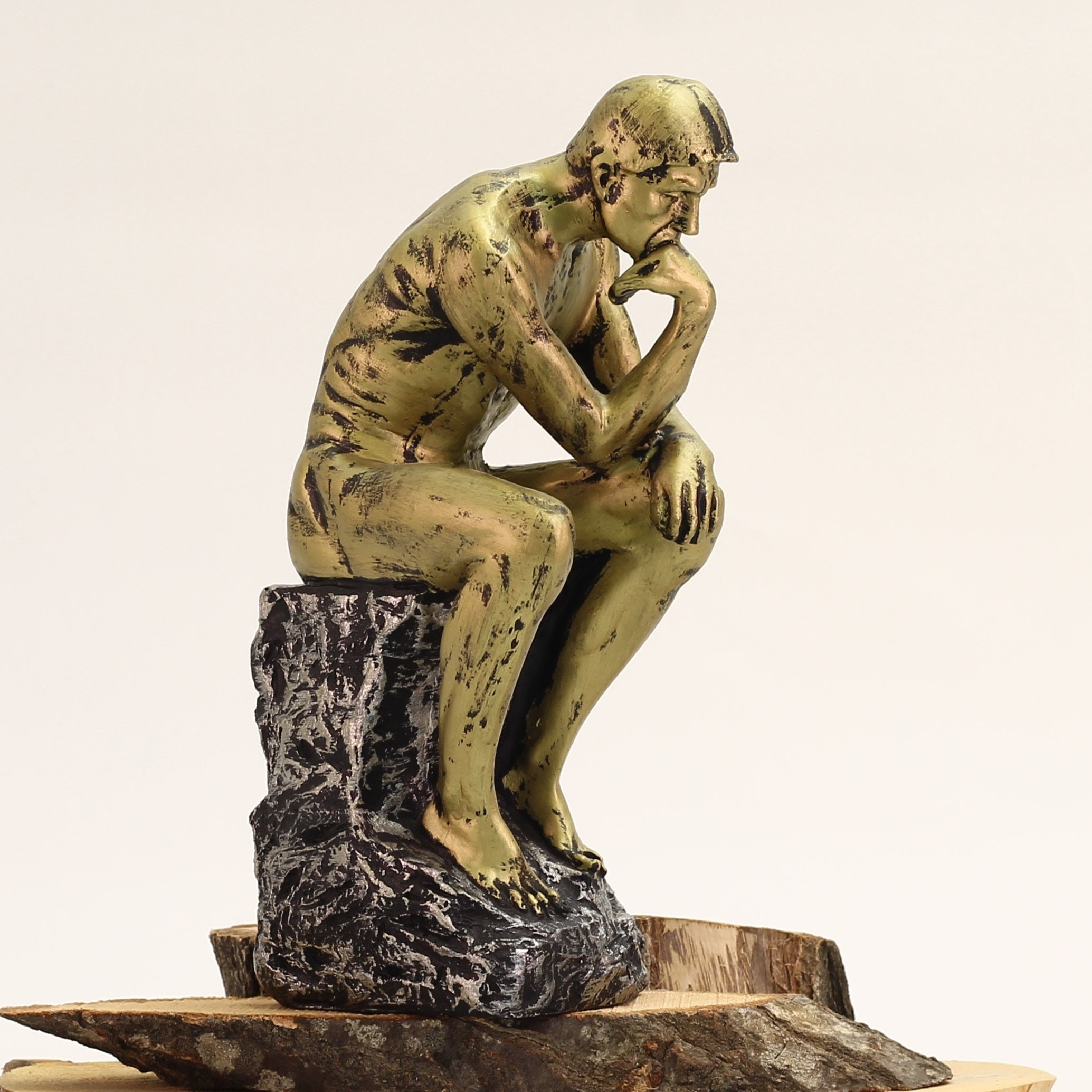 Rodin the Thinker Statue Thinking Man Sculpture Home Decor Statue Art ...